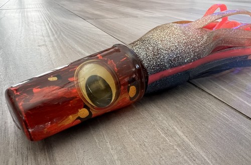 Vintage Headlock Lures Big Game Marlin Fishing Trolling Lure 12 in Made ...