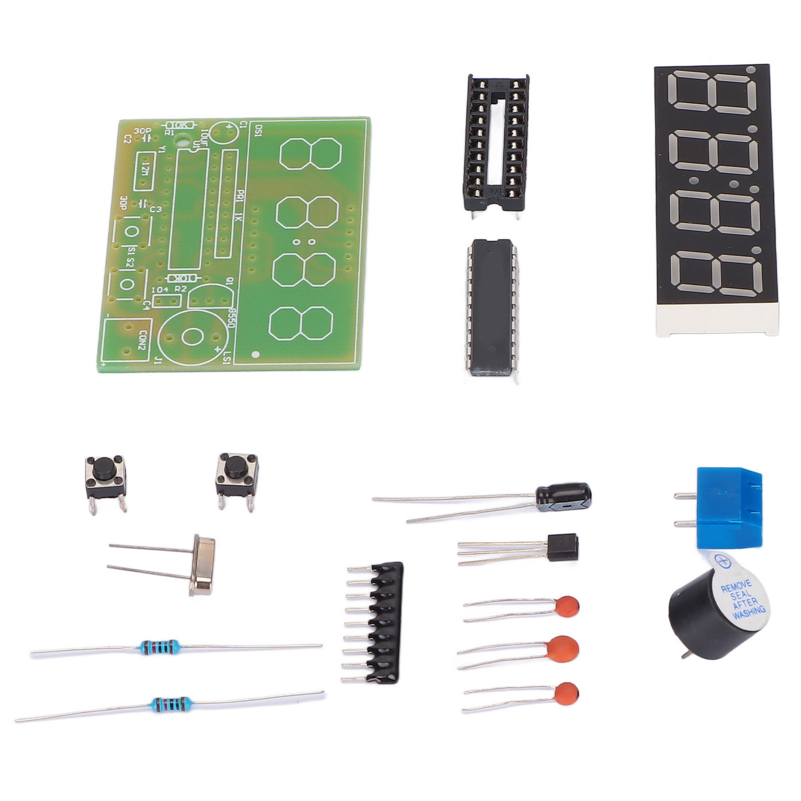 Digital Clock Kits 4 Digit Electronic Soldering Clocks Kit For Schools ...