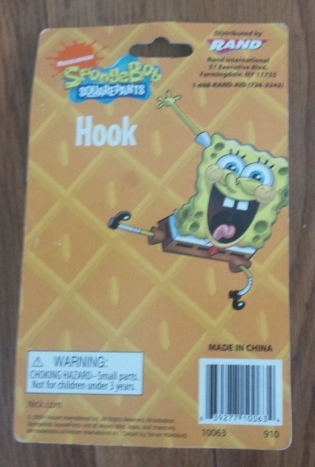 2009 Nickelodeon SpongeBob Squarepants Wall Hook | eBay