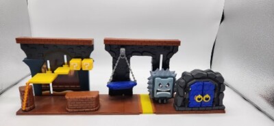 World of Nintendo Super Mario DELUXE Dungeon Playset Fire Mario (14 ...