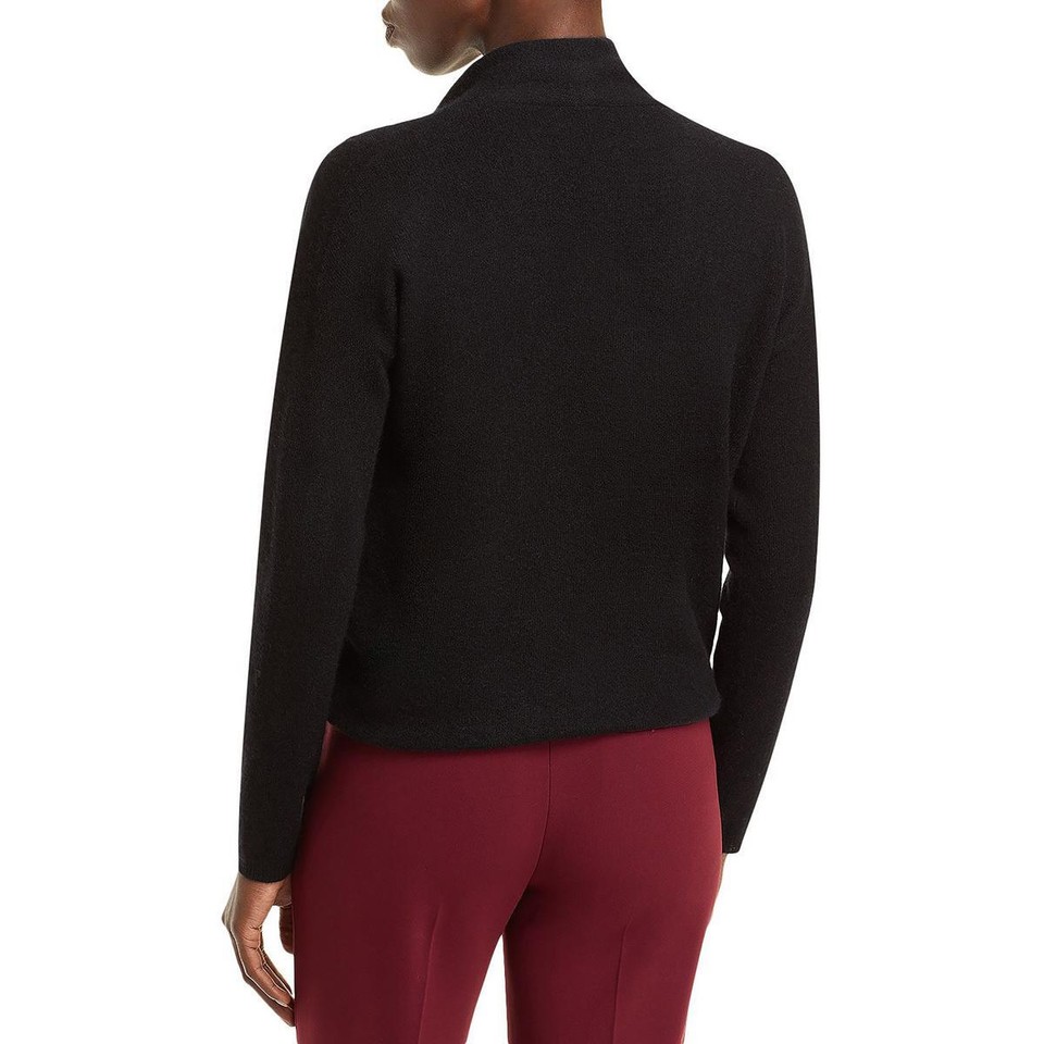Private Label Womens Black Cashmere Marled Layering Wrap Sweater S BHFO ...
