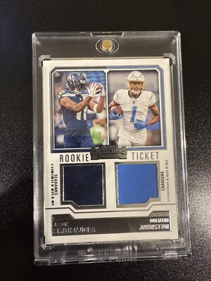 Jaxon Smith Njigba/Quentin Johnston Rookie Ticket Patch Contenders ...
