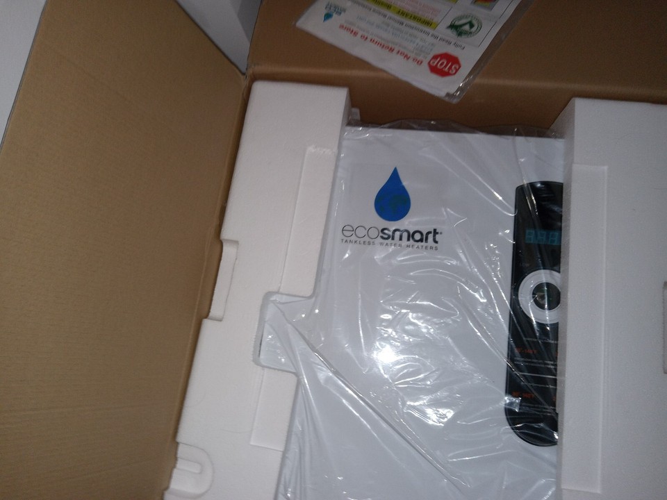 EcoSmart ECO 27 Electric Tankless Water Heater, New Open Box DEAL | eBay