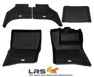 LAND ROVER DEFENDER 2020 110 5 FLOOR MAT SET FRONT & REAR DEEP SIDED ...