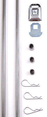 WINDOW NET INSTALLATION KIT BUCKLE TONGUE & RODS BARRELS RACERDIRECT | eBay