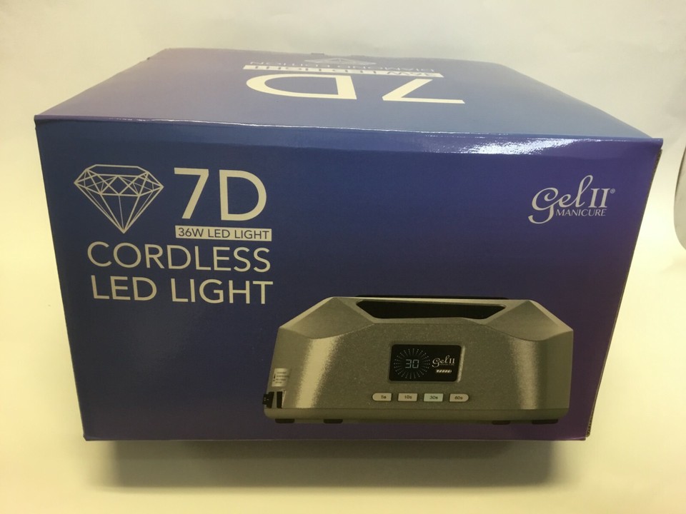 GEL II 7D DIAMOND Edition UV/LED Cordless Rechargeable 36W Led light | eBay