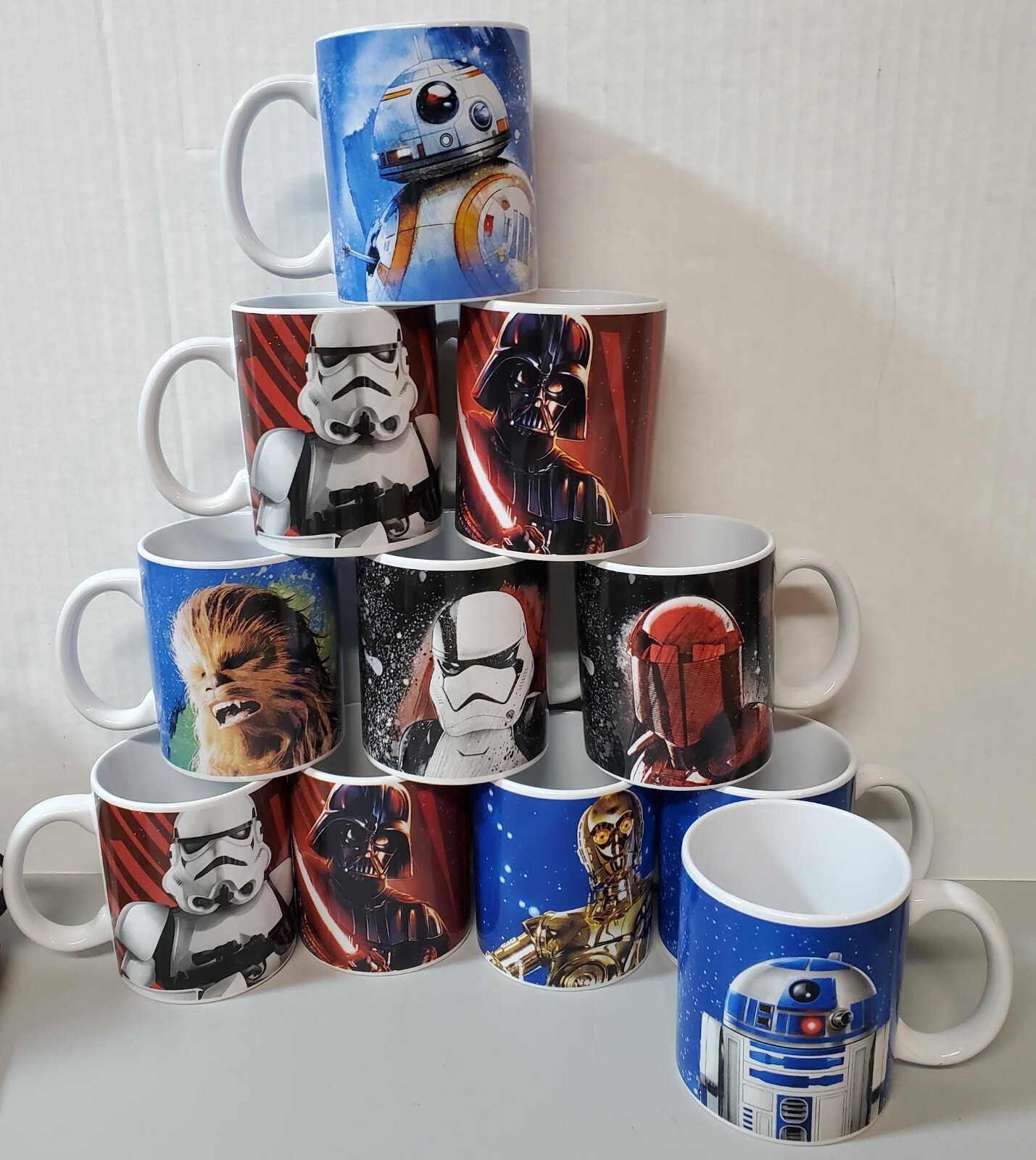 NEW Star Wars Coffee Mug: R2D2, C3PO, Stormtrooper, Darth Vader, BB2 ...