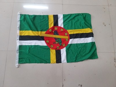 Dominica Vintage Nautique Pays Sortie Porte Drapeau De Bateau Salvage ...