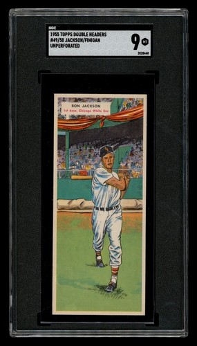 1955 Topps Double Headers Set-Break # 49/50 Jackson/Finigan SGC 9 MT | eBay