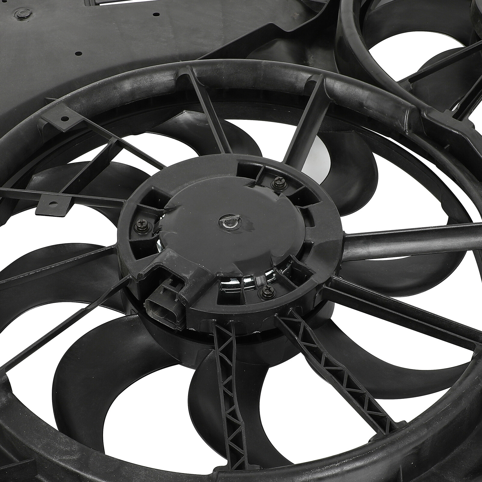 Radiator Dual Cooling Fan Assembly For 2015-2021 Ford Edge 2016-2018 ...