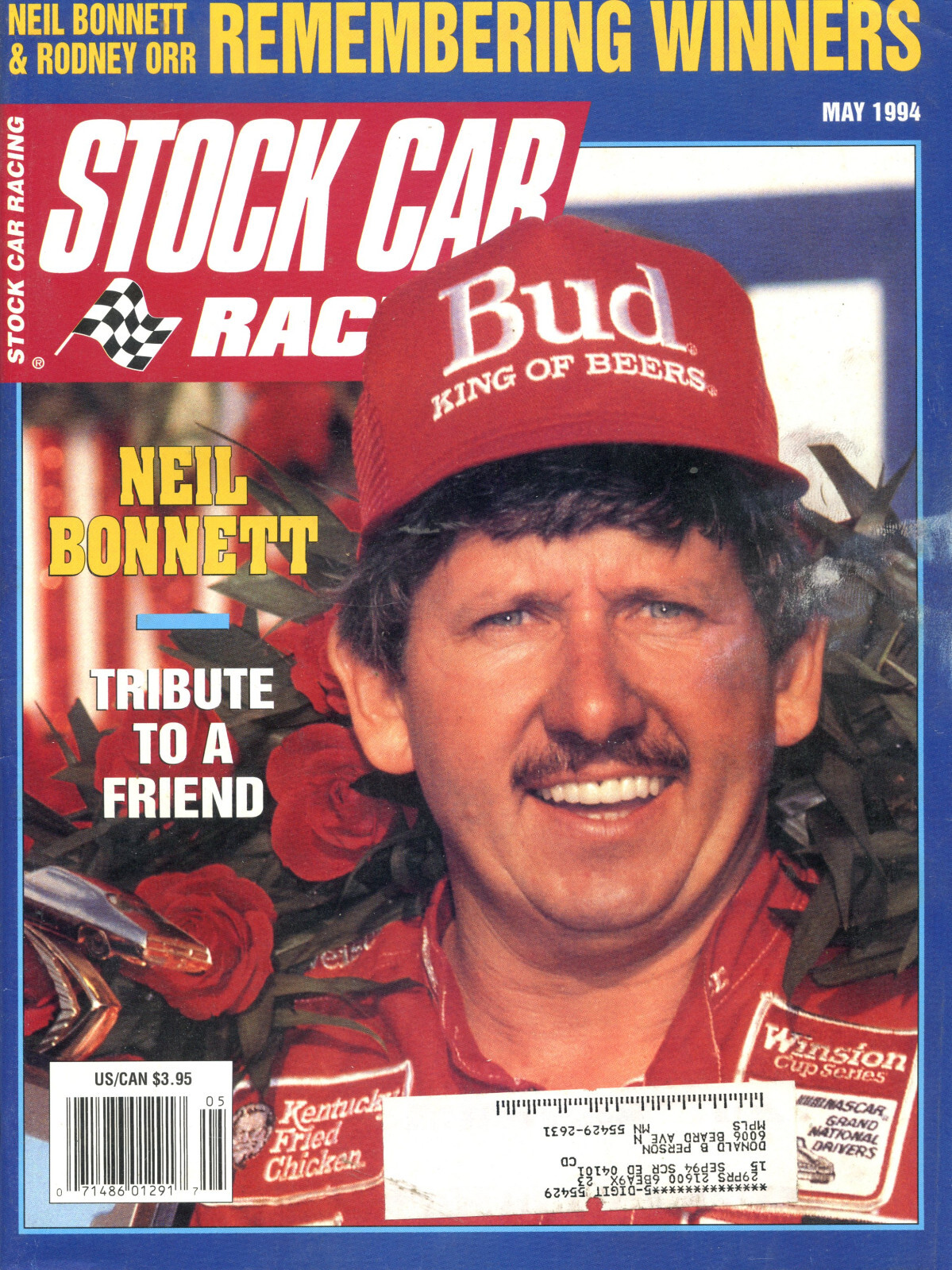 Stock Car Racing Magazine - May 1994 Neil Bonnett Tribute to a Friend ...
