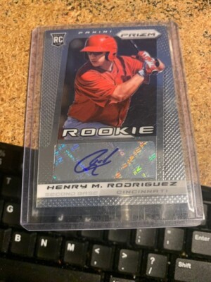 2013 PANINI PRIZM HENRY M. RODRIGUEZ ROOKIE AUTOGRAPH ~ #RHR REDS | eBay