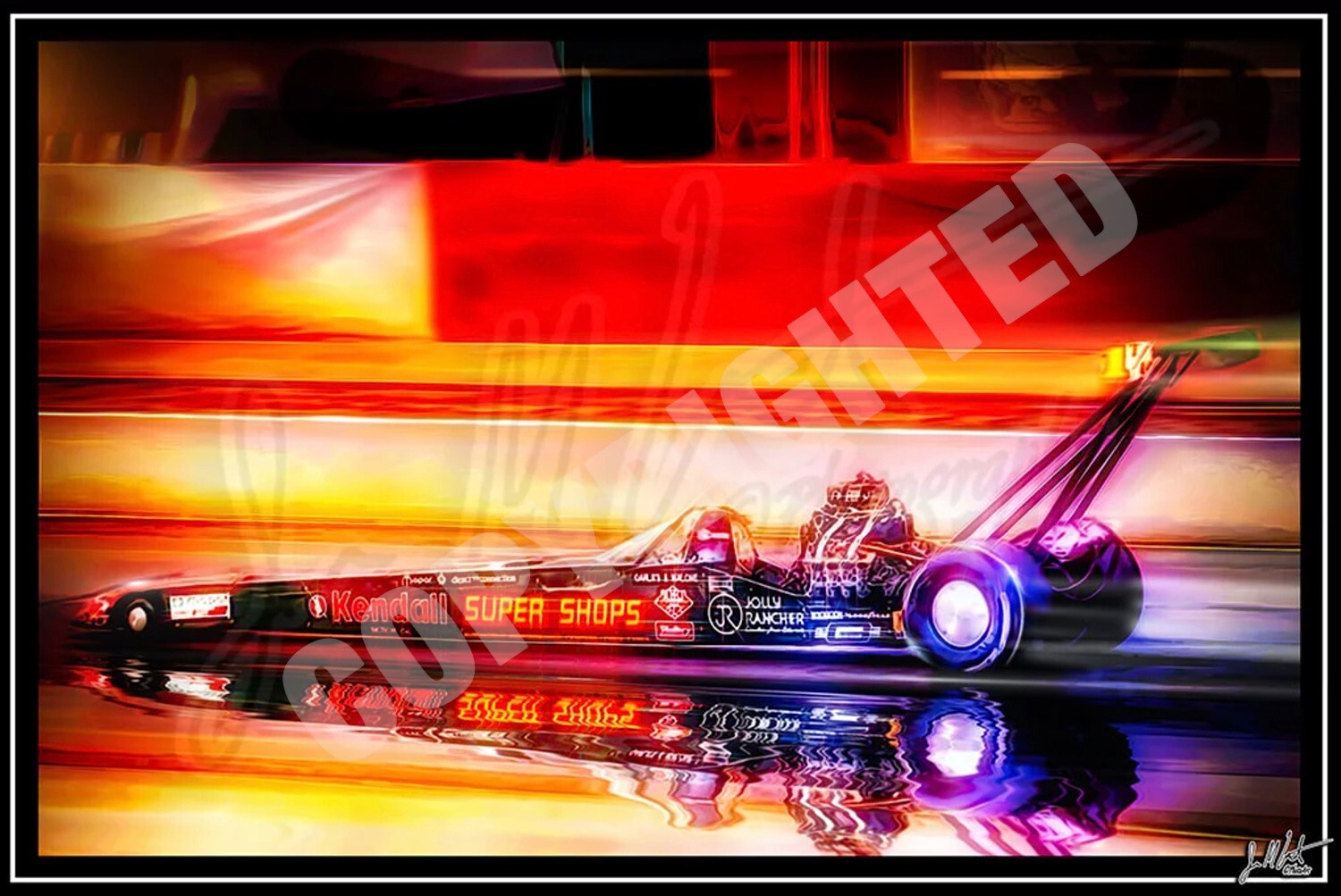 NHRA BIG DADDY DON GARLITS SWAMP RAT 30 DRAGSTER 12X18 Inches PhotoArt ...