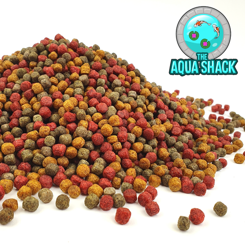 Goldfish Variety Pellets - Floating Fish Food 6mm Large Aquarium Pond ...