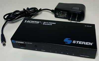 STEREN 5x1 HDMI Switch BL-526-037 Used control 5 Devices | eBay
