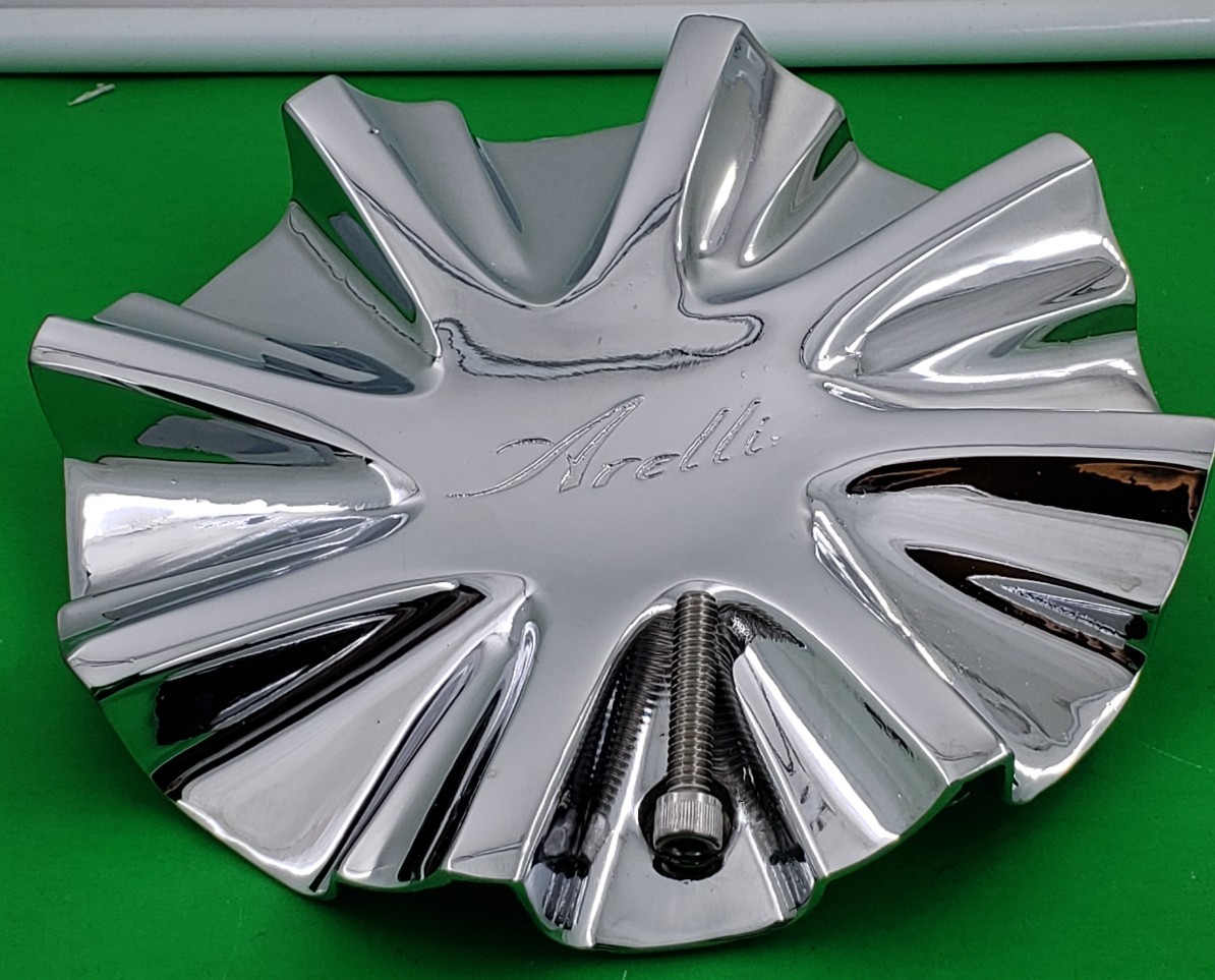 Arelli+Wheels+Custom+Wheel+Center+Cap+Chrome+Finish+270-100c for sale ...