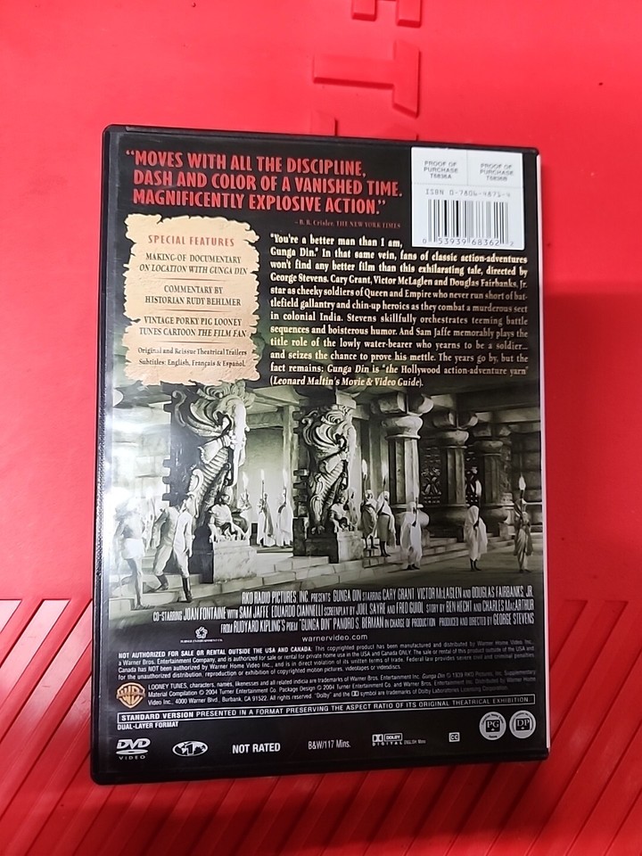 Gunga Din (DVD, 1939) 53939683622| eBay
