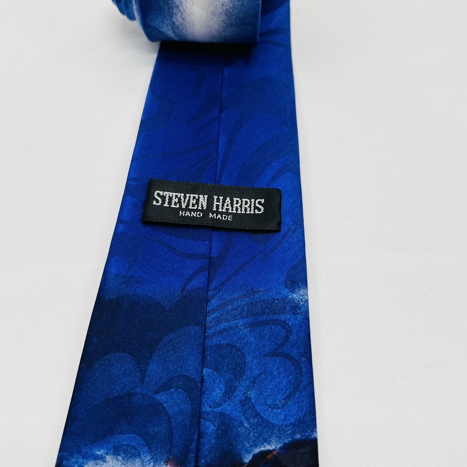Steven Harris Tie Religious Necktie Lighthouse with Lords Hands 100% ...