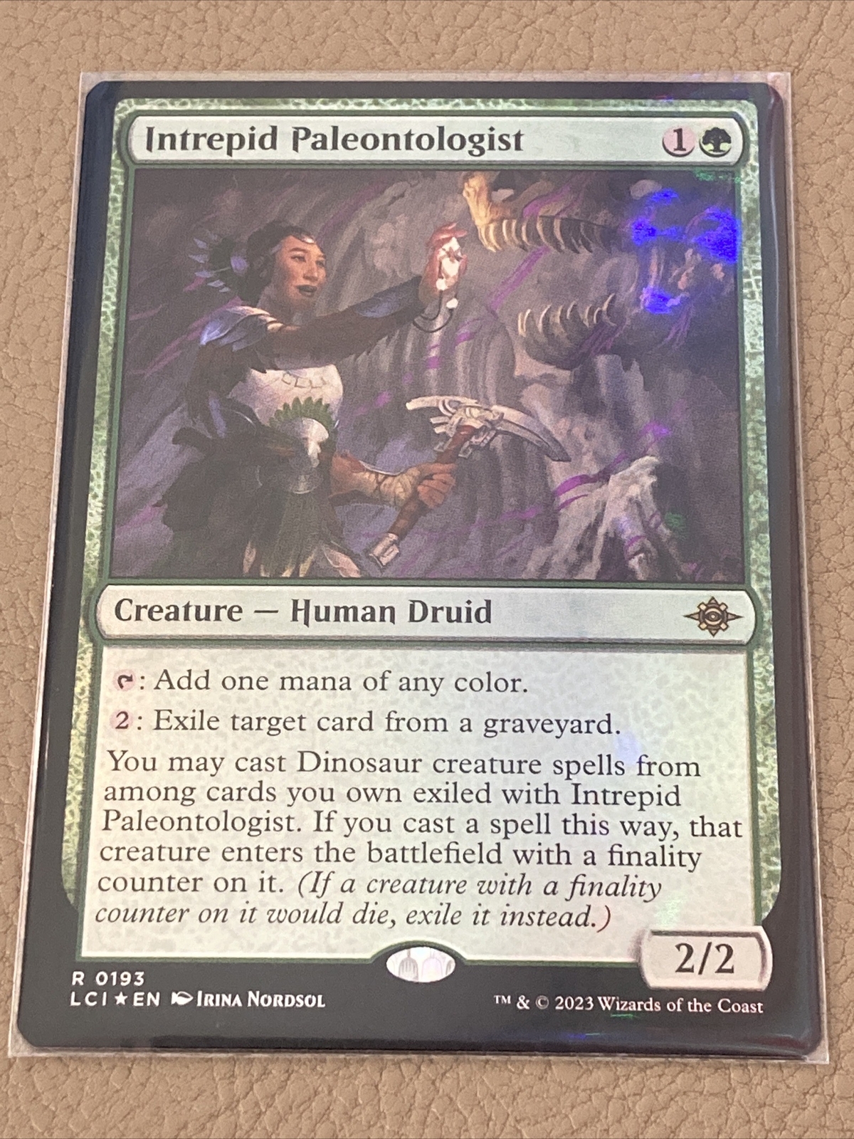 MTG Intrepid Paleontologist The Lost Caverns of Ixalan 0193 Foil Rare ...