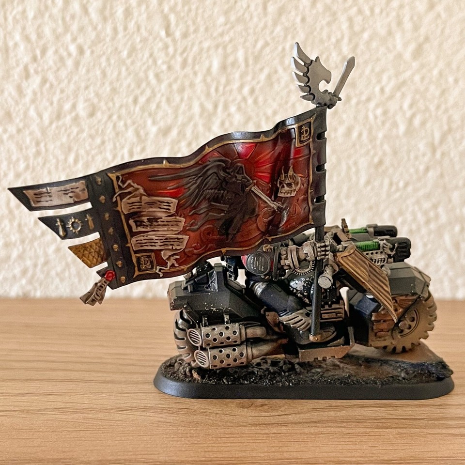 Warhammer 40k Space Marines - Painted Dark Angels Ravenwing Army ...