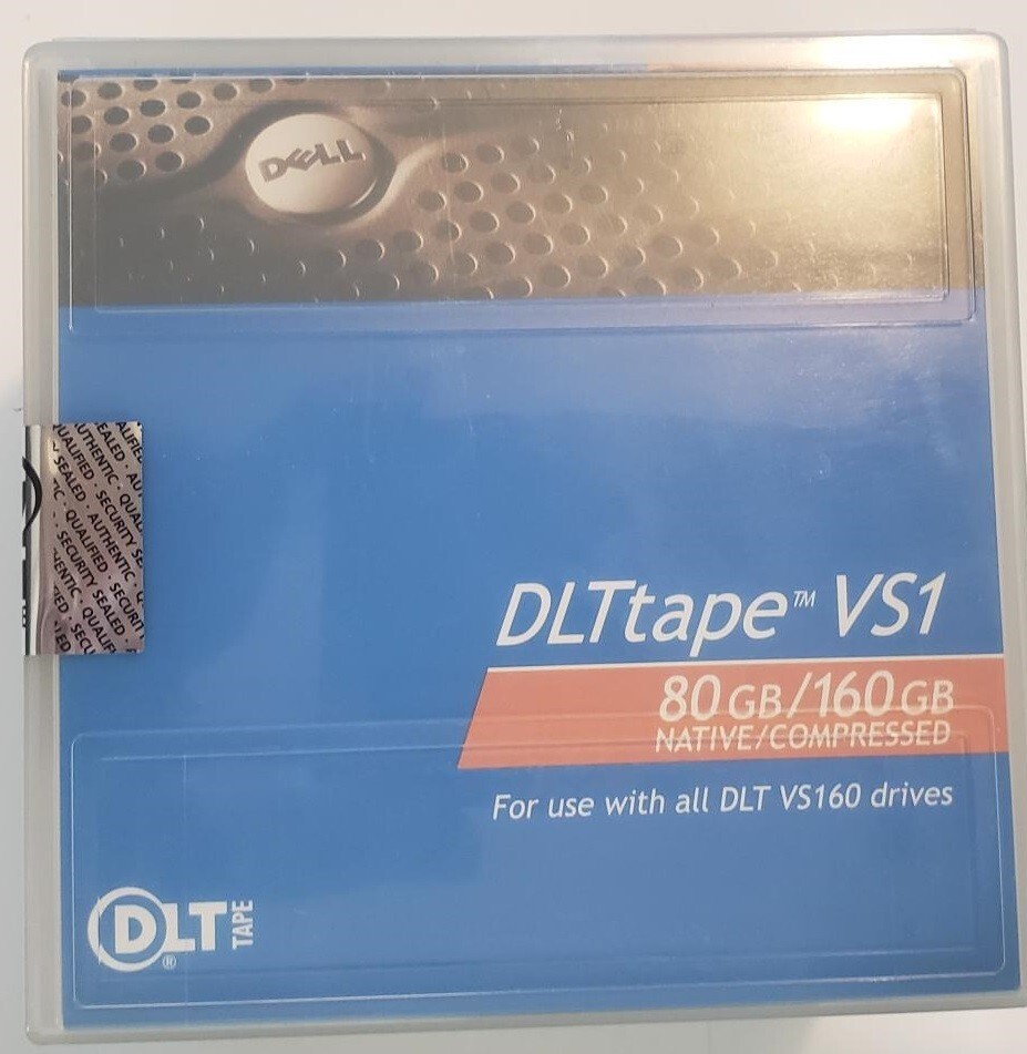 Dell/DLTtape VS1/For DLTVS160 Drives/80GB/160GB/Data Backup Cartridge ...