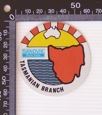 VINTAGE SANDVIK ROCK TOOLS TASMANIAN BRANCH BUSINESS ADVERTISING PROMO ...