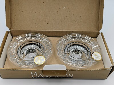 Manhattan Candle Lights Moonlight Crystal 4" Votive Candle Holders Set ...