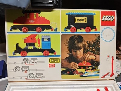 LEGO Trains 183 4.5v Train With Motor - Locomotive Vintage 1970s Set ...