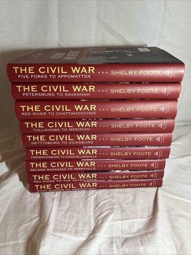 The Civil War : A Narrative by Shelby Foote, Volumes 1-9 (set of 9 ...