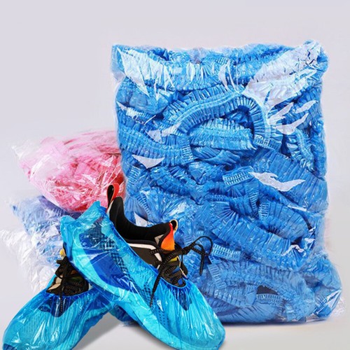 200 Pcs Shoe Cover Protective Feet Covers Rain for Shoes Disposable | eBay