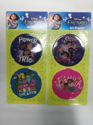 DISNEY ENCANTO 4” Magnets Familia, Power Trio, Sister Goals, Encanto ...