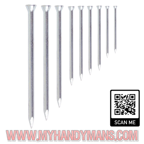 MASONRY NAILS ZINC METRIC 20, 25, 30, 40, 45, 50, 60, 70 & 80mm OBO ...