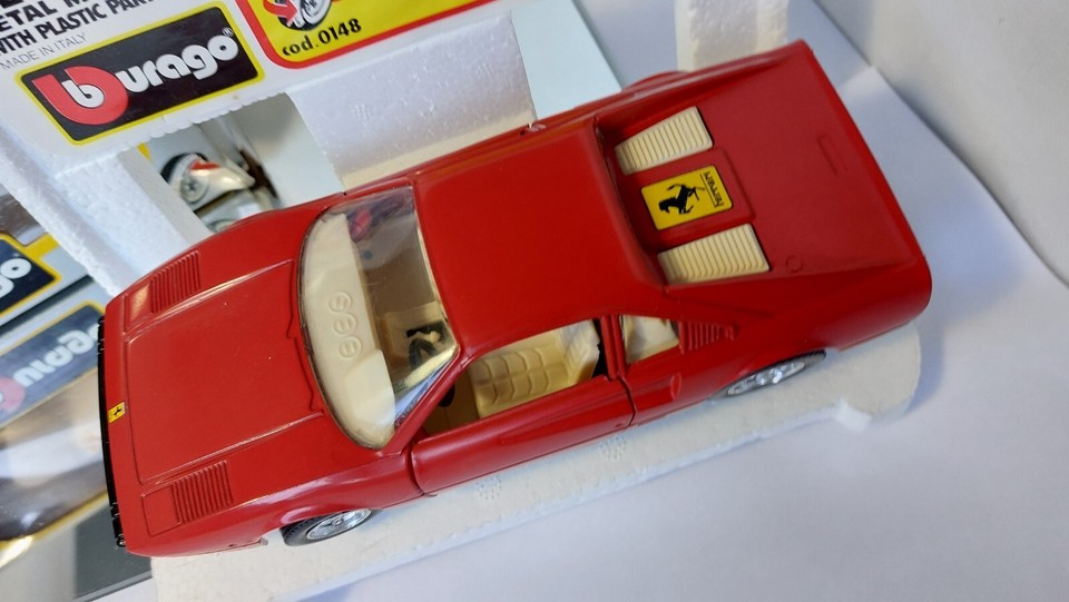 Bburago 1:24 Ferrari 380 GTB rouge en boîte Burago | eBay