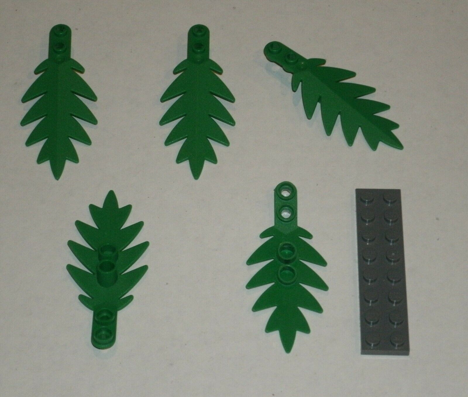 LEGO NEW 8x3 Green Small Palm Leaf (5x) 614828 4258459 4160980 Brick ...