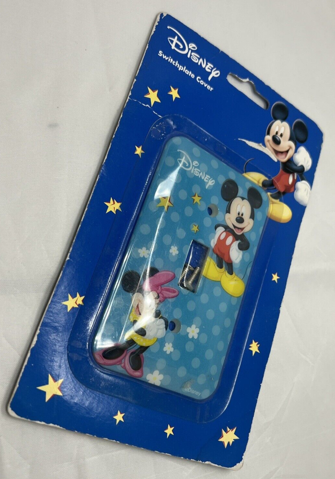 Disney Mickey & Minnie Mouse Switchplate Cover Single Toggle w/Screws ...