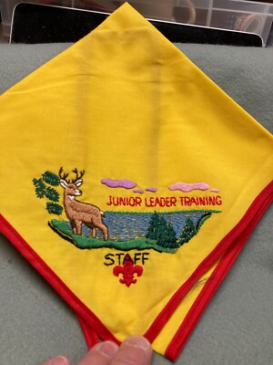 (121) Boy Scouts - embroidered Junior Leader Training - STAFF ...