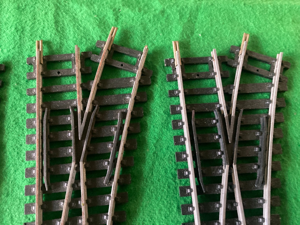HORNBY OO TRACK POINTS R612 LEFT HAND & R613 RIGHT HAND (4) | eBay UK