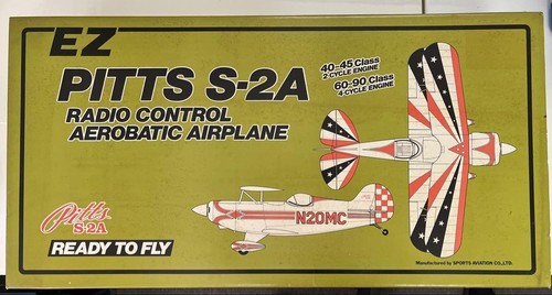 Ok Model Pilot Radio Control Airplane Kit EZ PITTS S-2A W/BOX F/S FEDEX ...