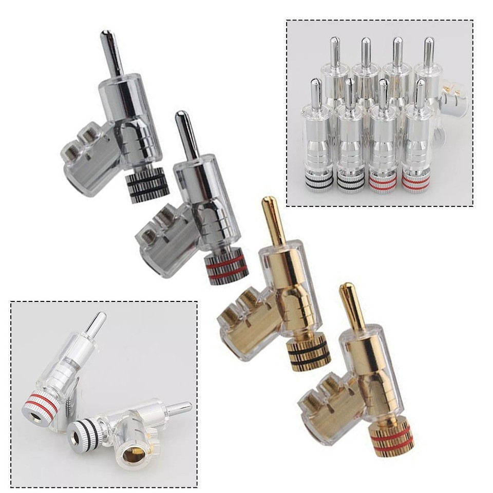Reliable Banana Speaker Wire Connectors with Antioxidant Joint Material ...