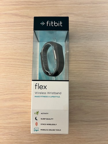Fitbit Flex FB401BK Wireless Run & Sleep Wristband Activity Tracker NEW ...