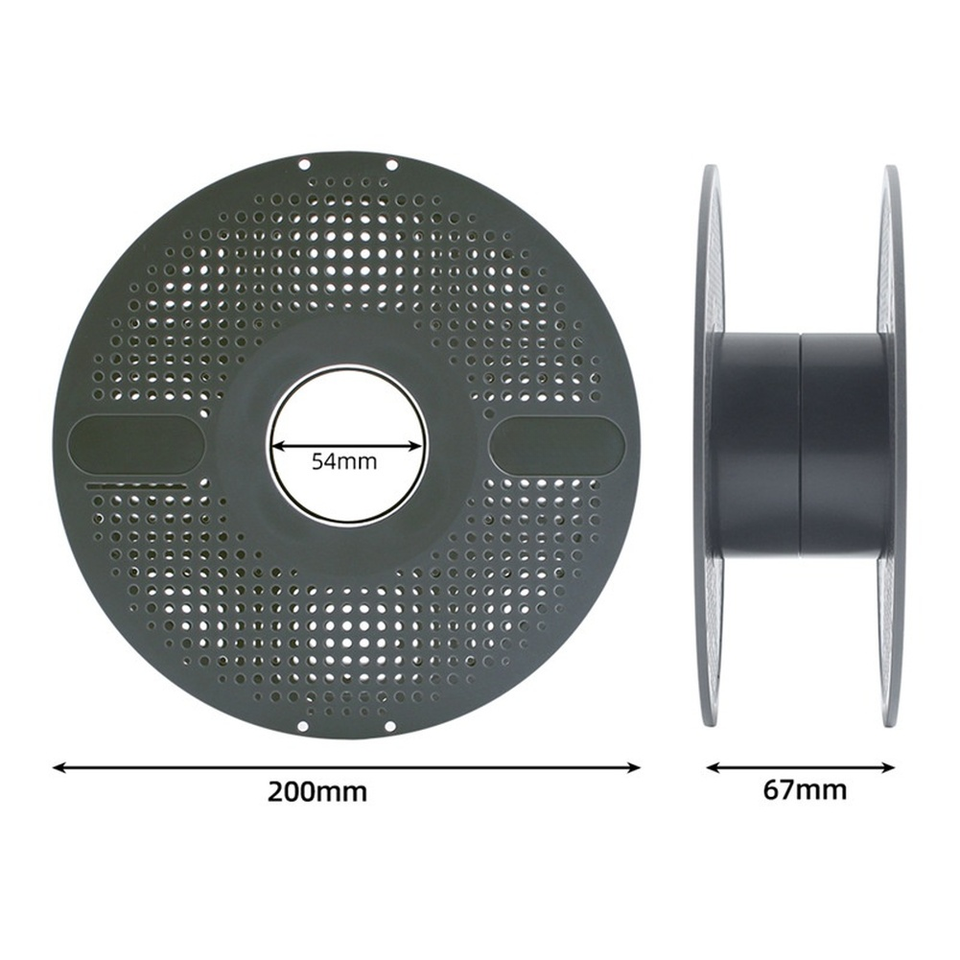 Reusable ABS+PC Filament Spool for 3D Printer Detachable 90C Heat ...