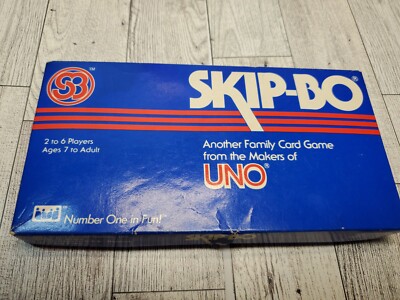 Vintage Skip-Bo Card Game 1982 in Original Box Complete Collectible | eBay