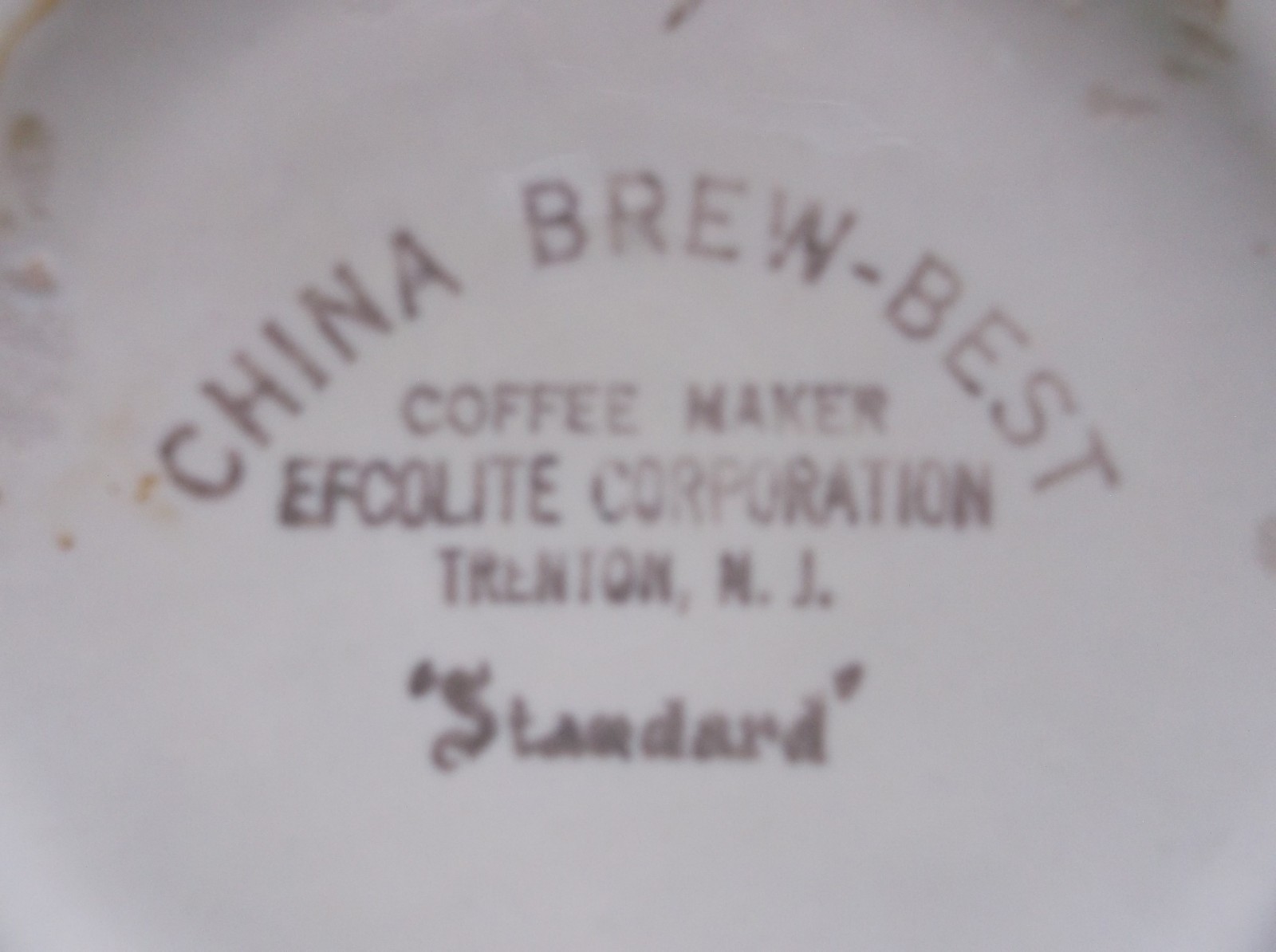 Vintage Coffee pot w/ Sugar and 2x Cream Efcolite Porcelain Art Deco ...