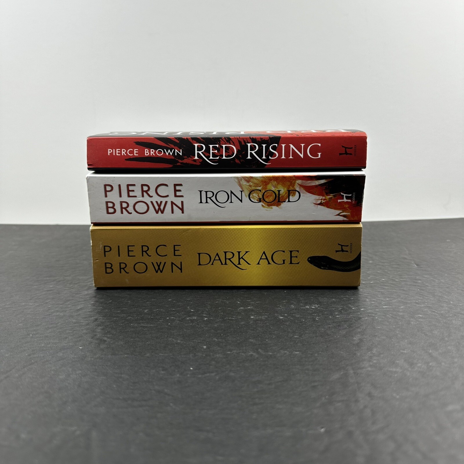 Lot of 3 Red Rising Novel PB- Dark Age/ Iron Gold/ Red Rising by Pierce ...
