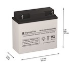Toyo Battery 6FM14 Battery Replacement By SigmasTek Brand, New & Fresh ...