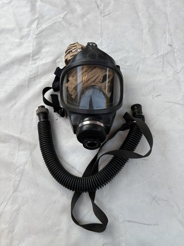 MSA SCBA Full-Face Respirator Mask w/ Tube, Size Medium | eBay