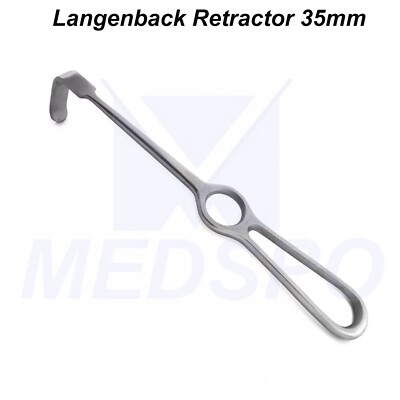 Dental Langenbeck Retractor L-Shaped 35mm Surgical Soft Tissue ...