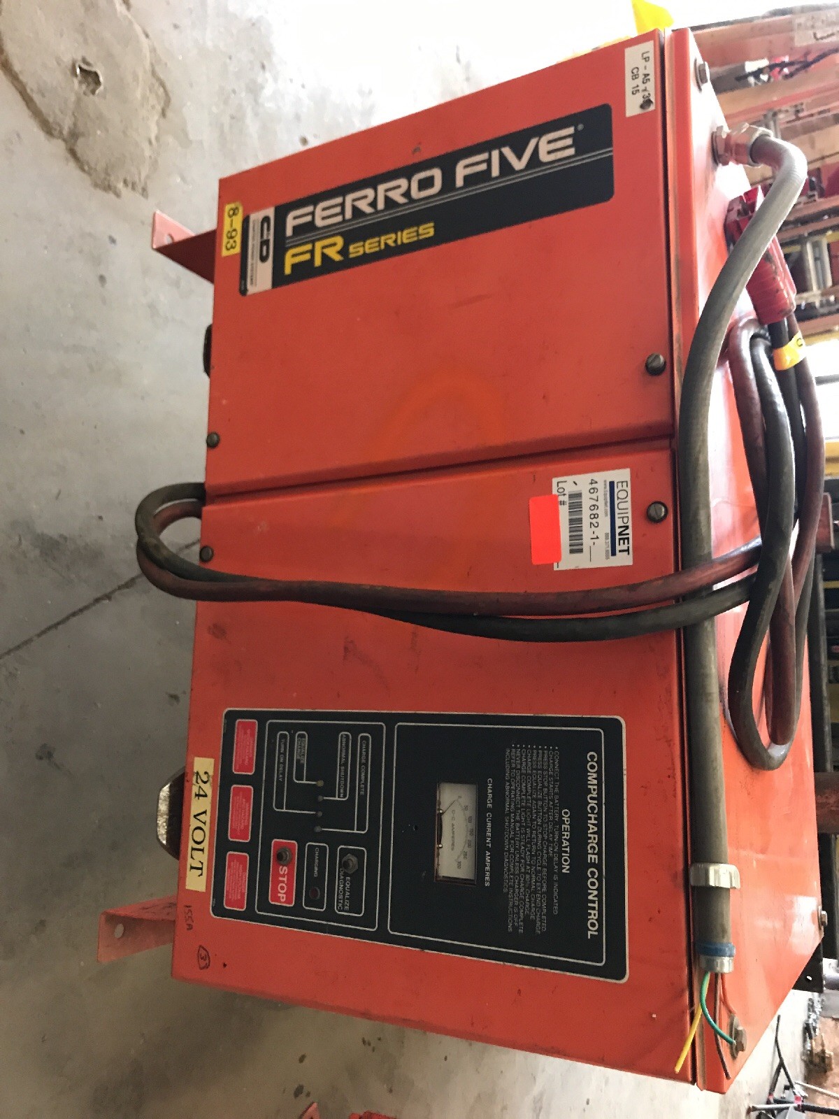 C&D FERRO FIVE FR SERIES 850/1050AH 24 VOLT CHARGER MODEL FR12HK850M | eBay