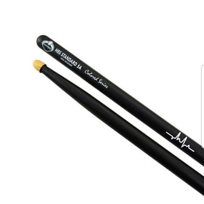 HEARTBEAT Colored Drum sticks, Black 5A Wooden Tip ALL THE COLORS ...