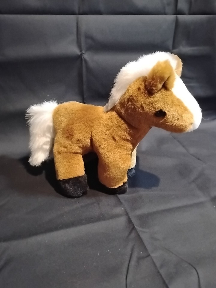 Vintage KellyToy Brown Horse Plush 10" Stuffed Animal Toy Sitting HTF ...